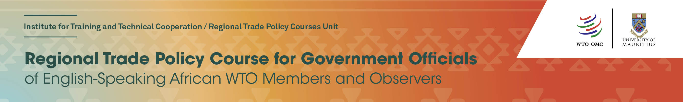 WTO e-Learning Platform: All courses