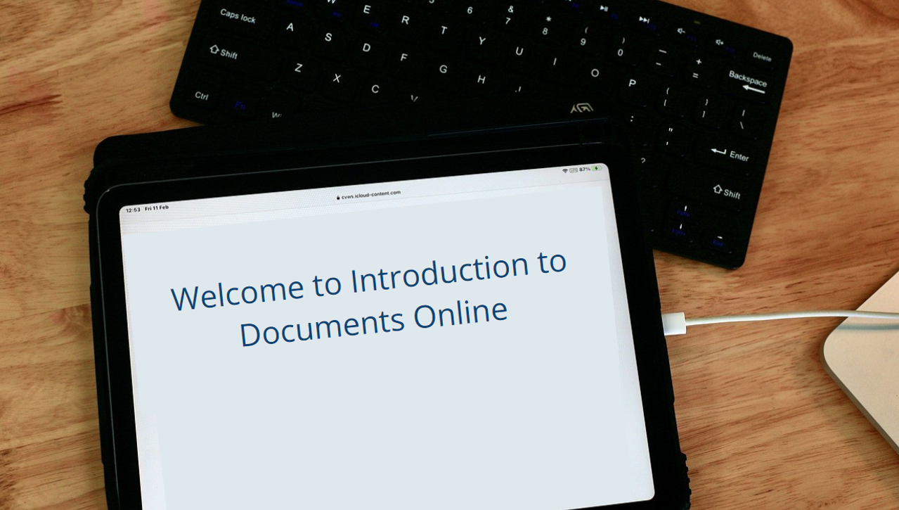 Introduction to Documents Online (DOL)